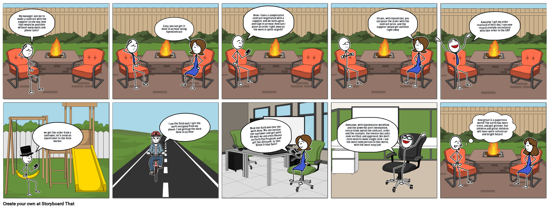 Intelligent Connection Business Automation Storyboard