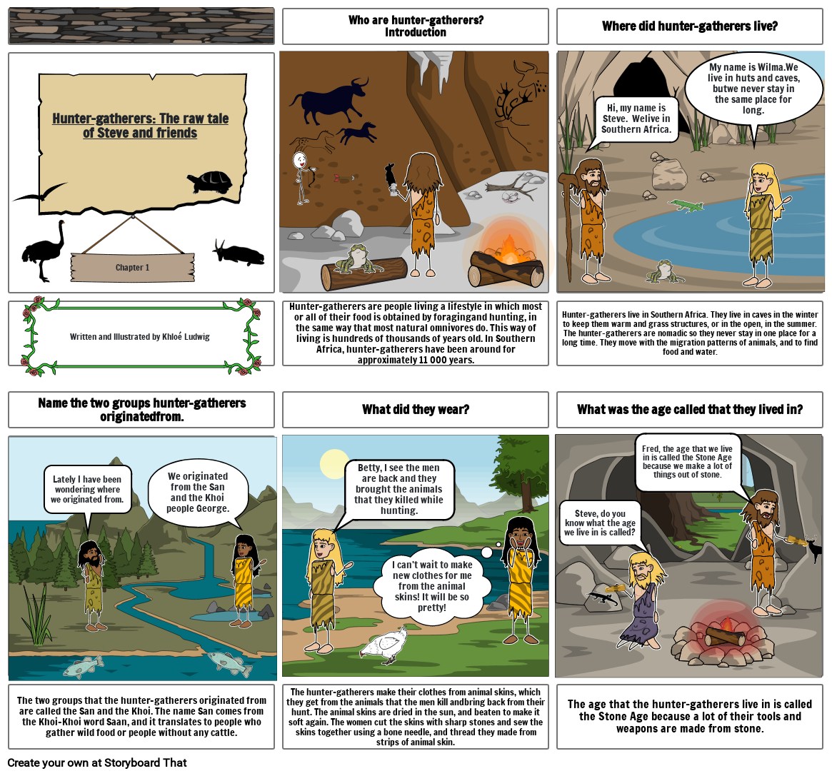 Stone Age Storyboard von 4262cf8e