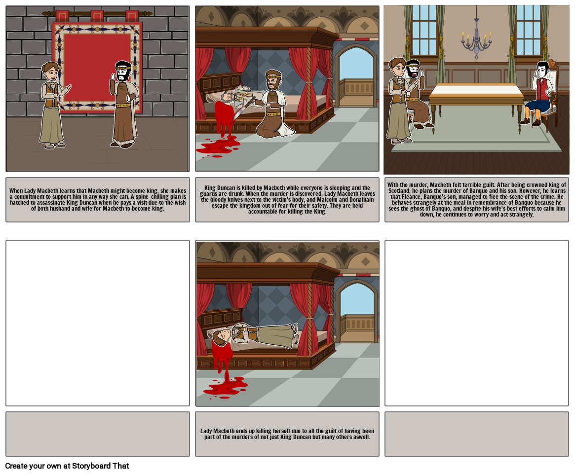 Macbeth Storyboard by 42916b13