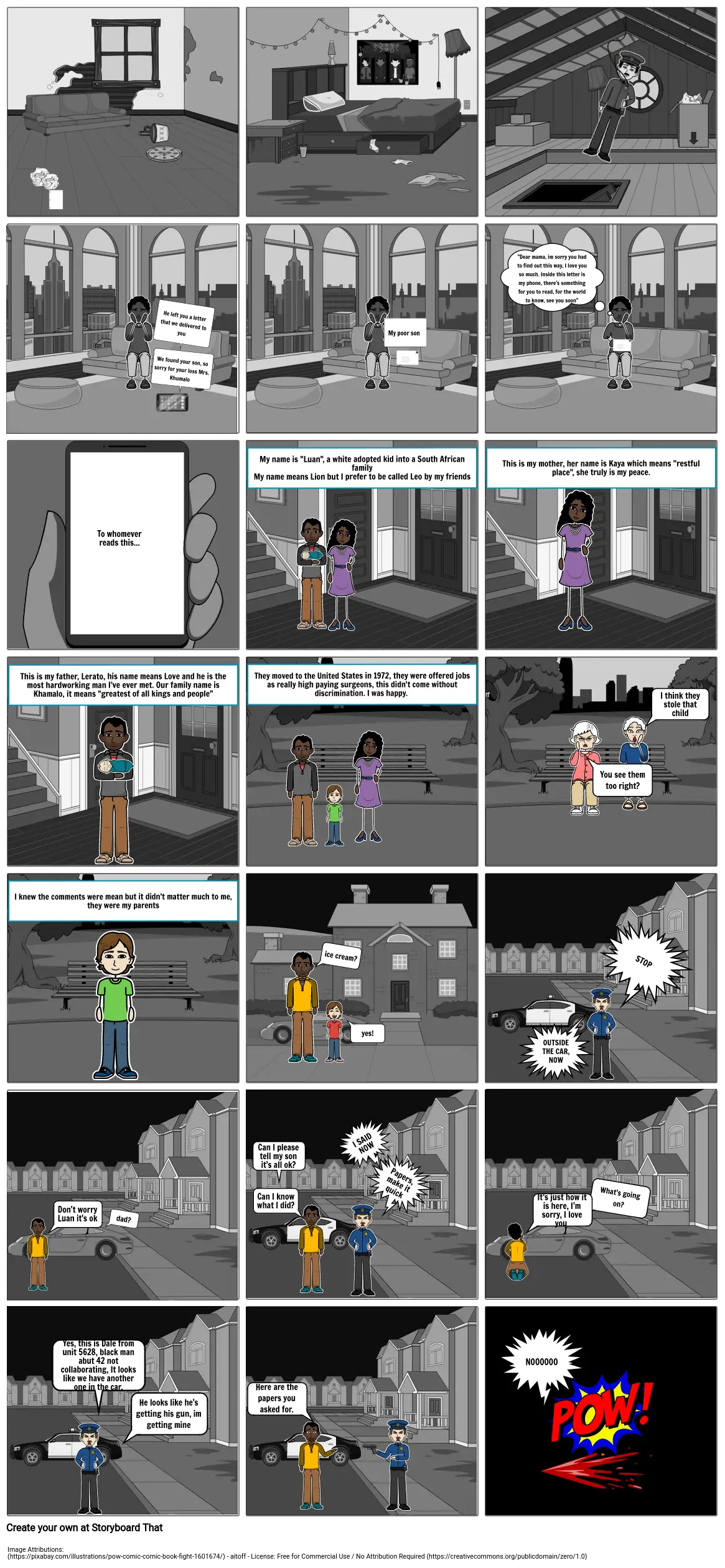 7th writing project Storyboard de 42f10b9f