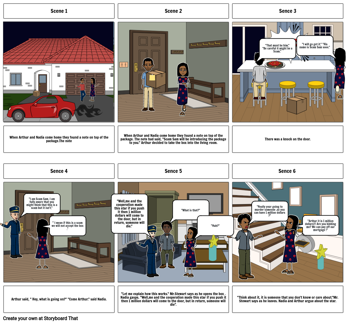 The Button Storyboard by 4485546d