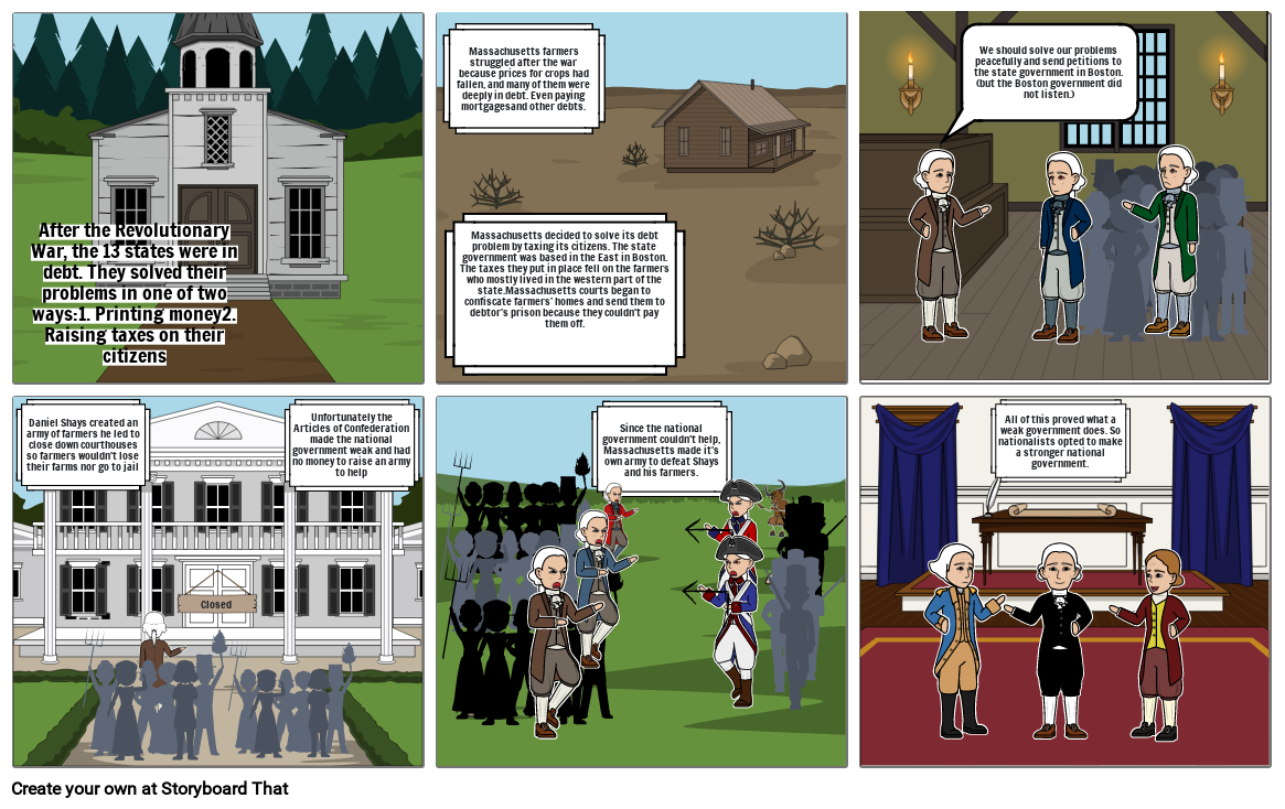 Shays's Rebellion Storyboard af 45691c25