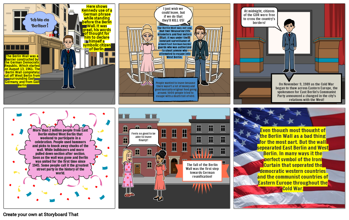 History Comic Strip Storyboard by 457cc5f4
