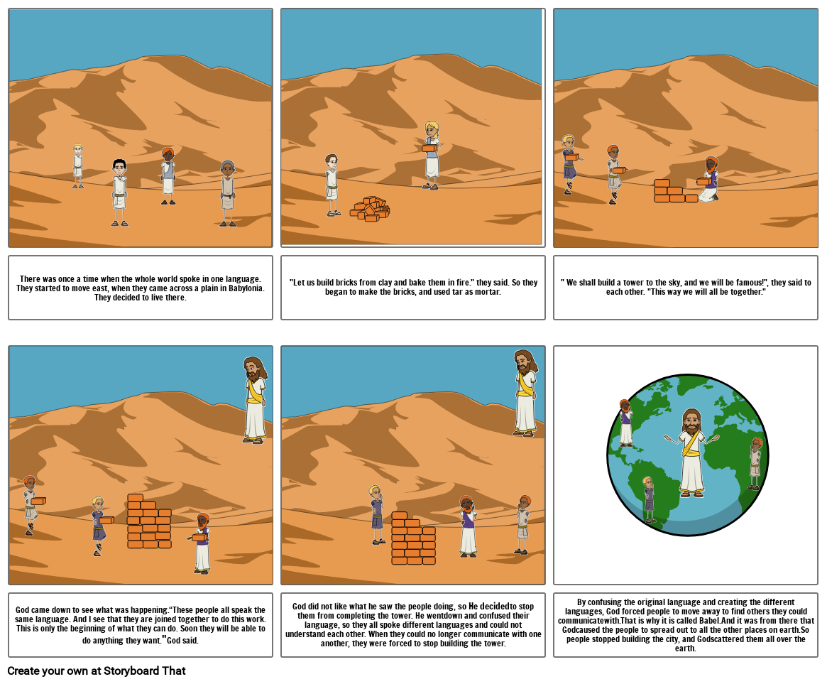 The Tower of Babel Storyboard by 45aa8c0a