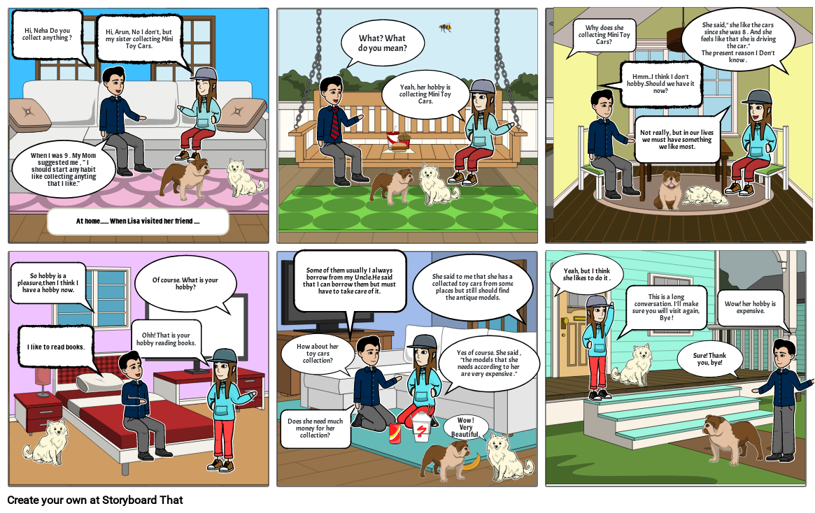 Comic Strip - Reported Speech Storyboard por 45c7aa4a