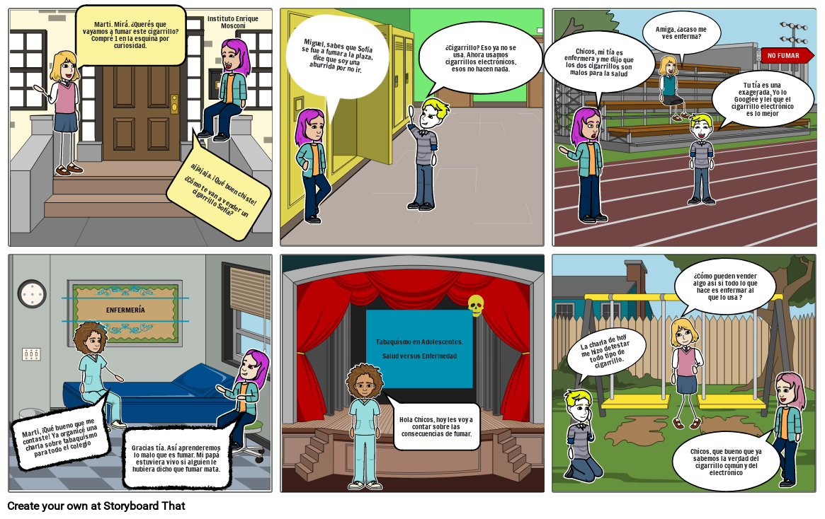 TABAQUISMO Storyboard by 46508389