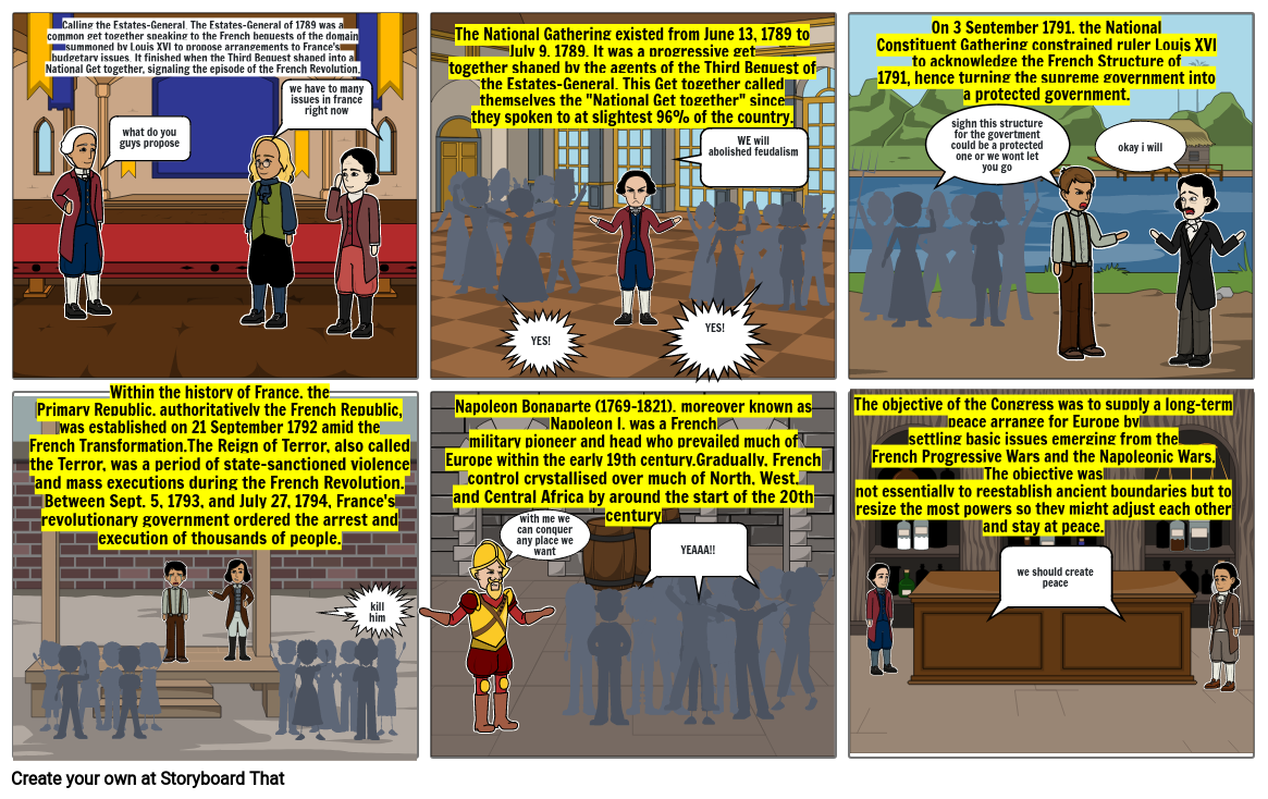 French story Storyboard por 466908c8