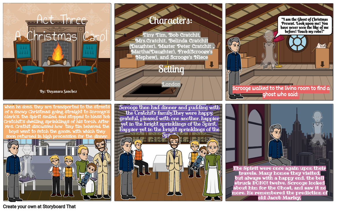 Act Three Story Board Storyboard por 46b2e542