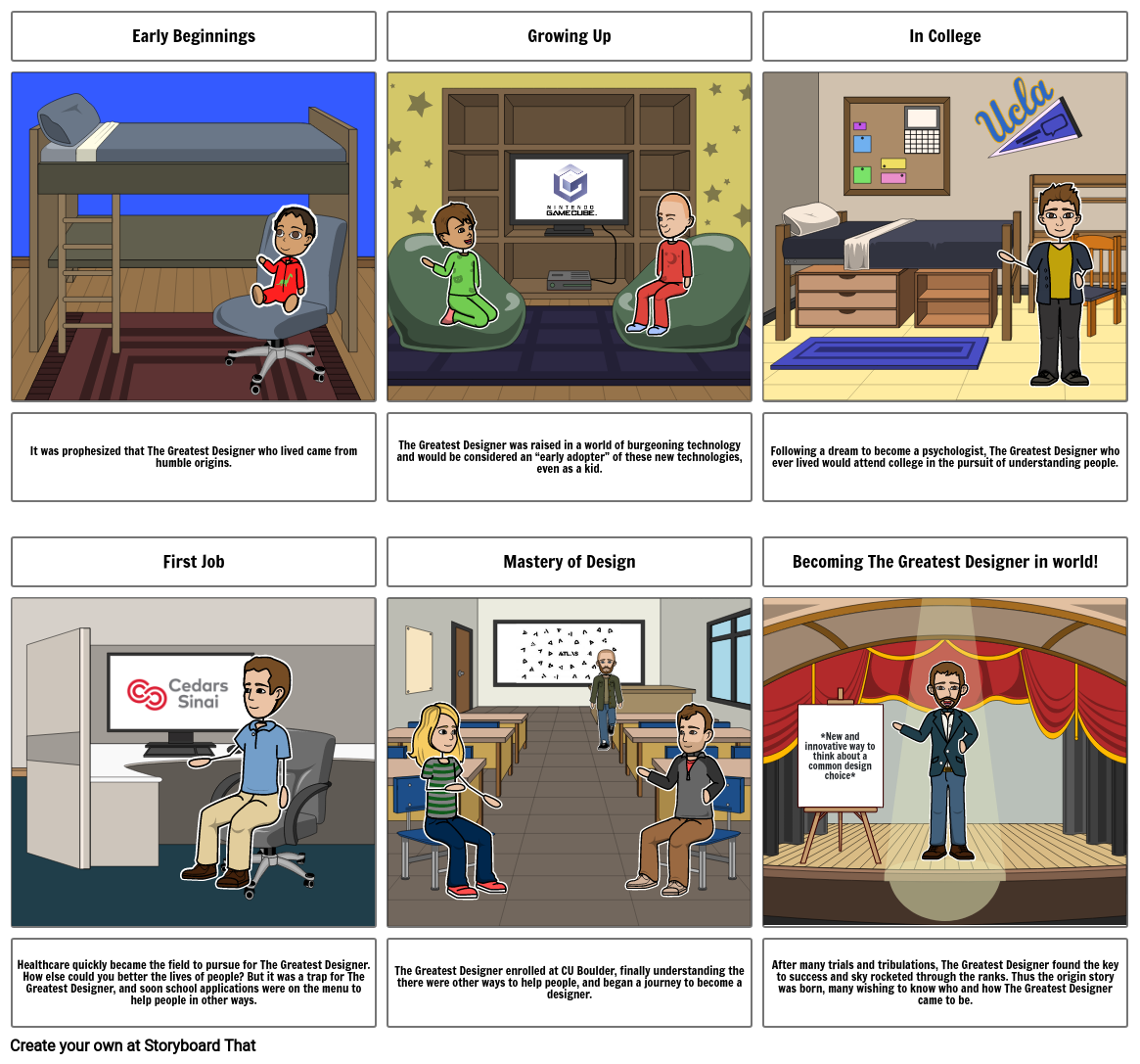 Origin Story Storyboard par 46f49529
