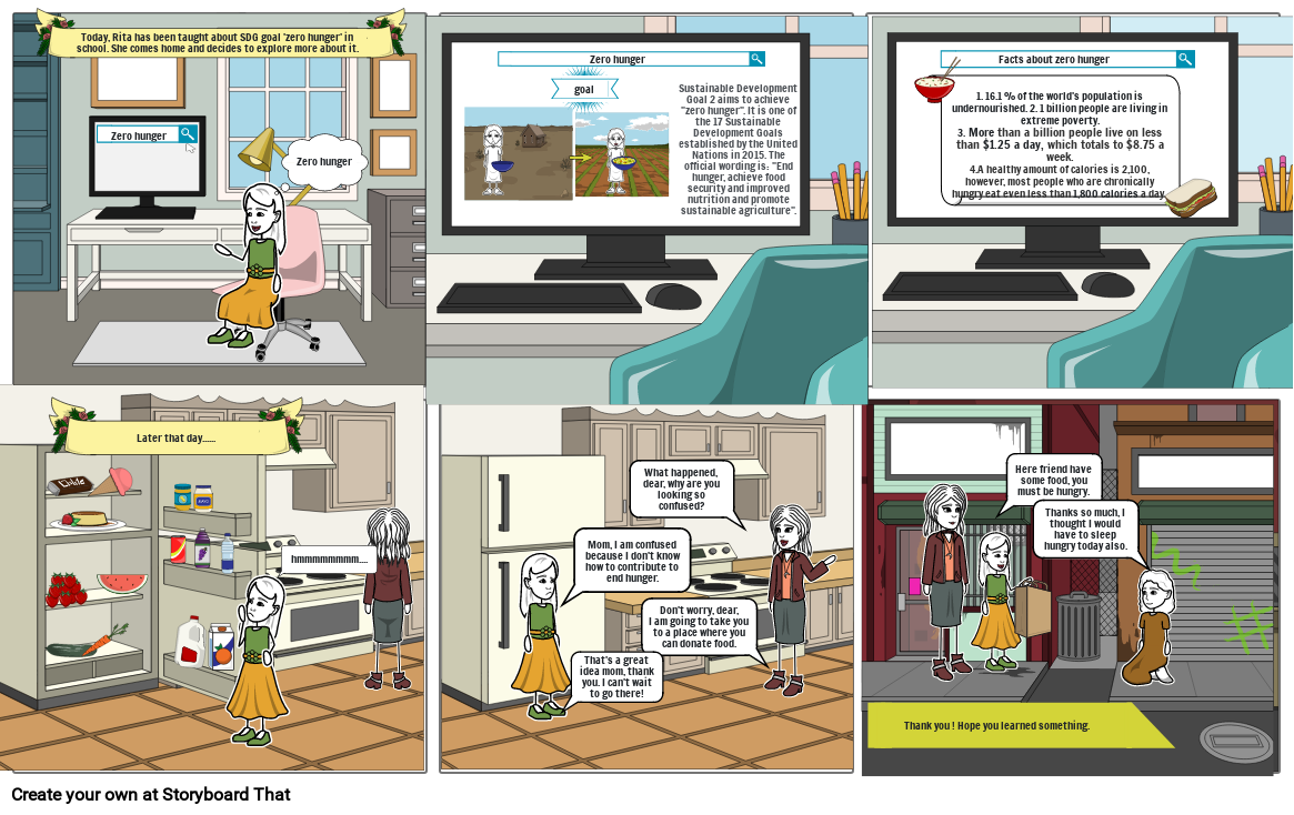 Zero hunger Storyboard by 472a55e0
