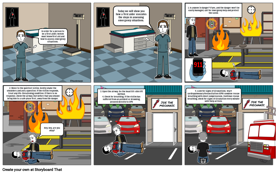 First response to danger Storyboard by 47858687