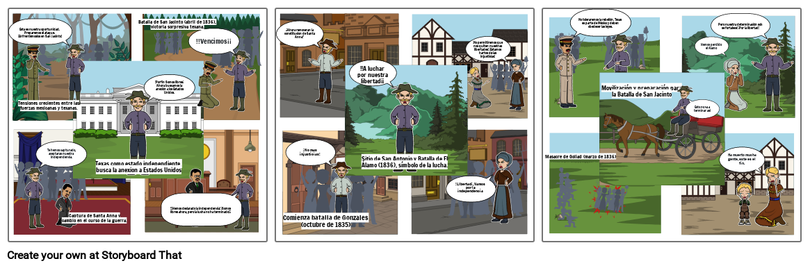 Independencia Storyboard por 478b41e5