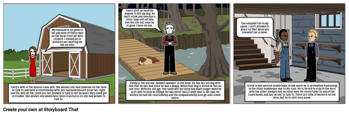 Of Mice and Men Theme Storyboard Storyboard by 47d2abfc