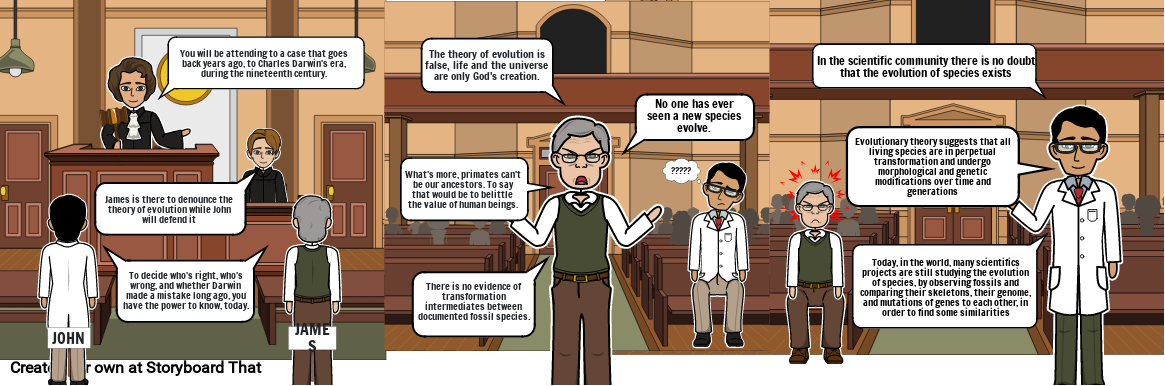 Evolution Storyboard por 483381ca