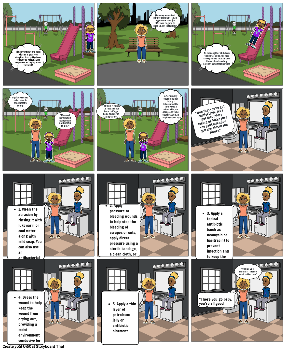 Medical Help Storyboard por 48373ada
