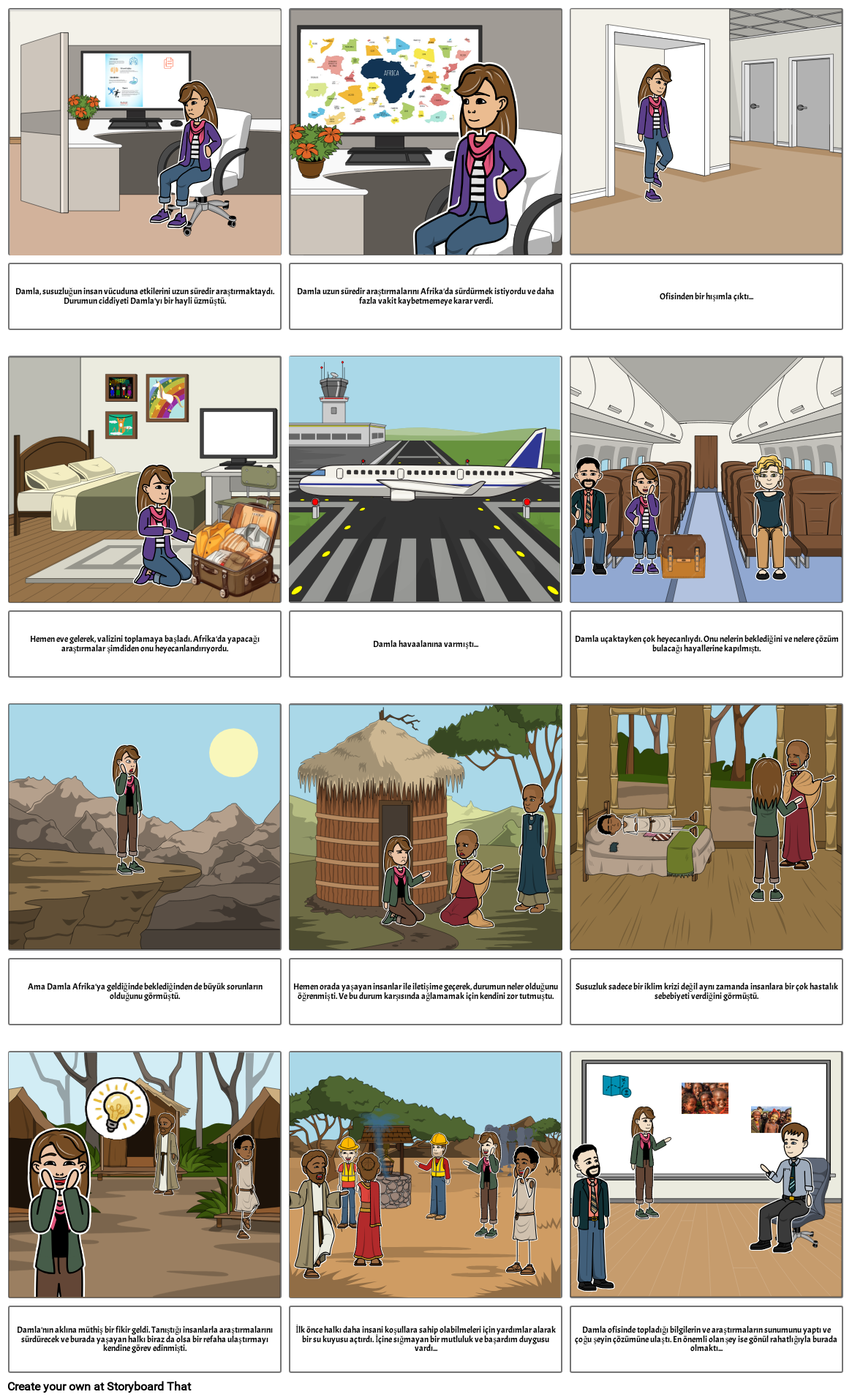 journey to africa Storyboard por 488ef253