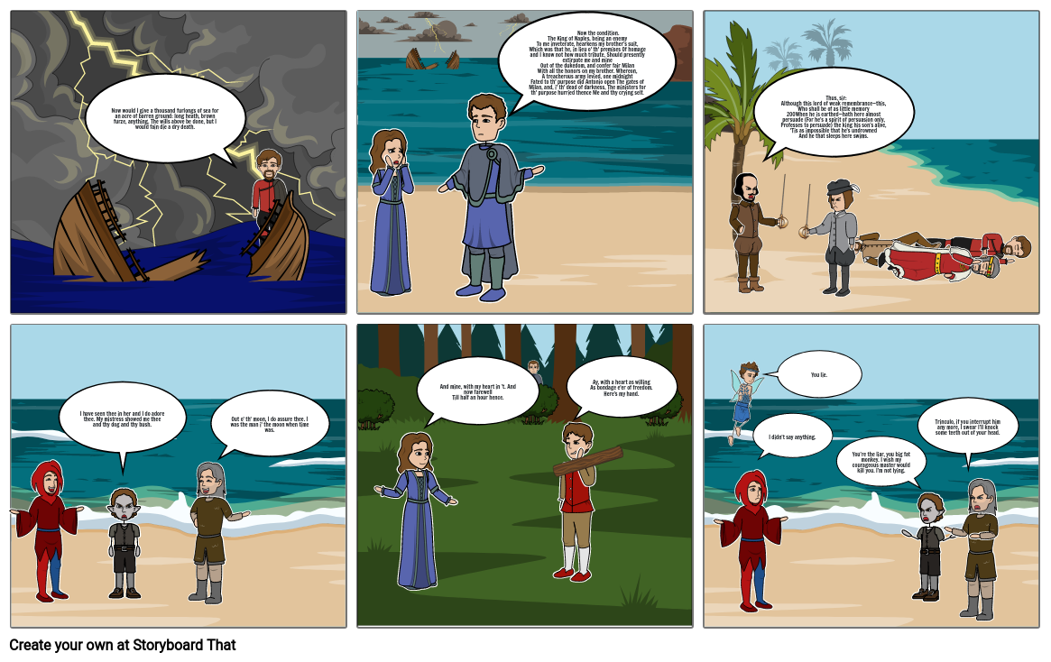 Tempest Storyboard por 489dd92c