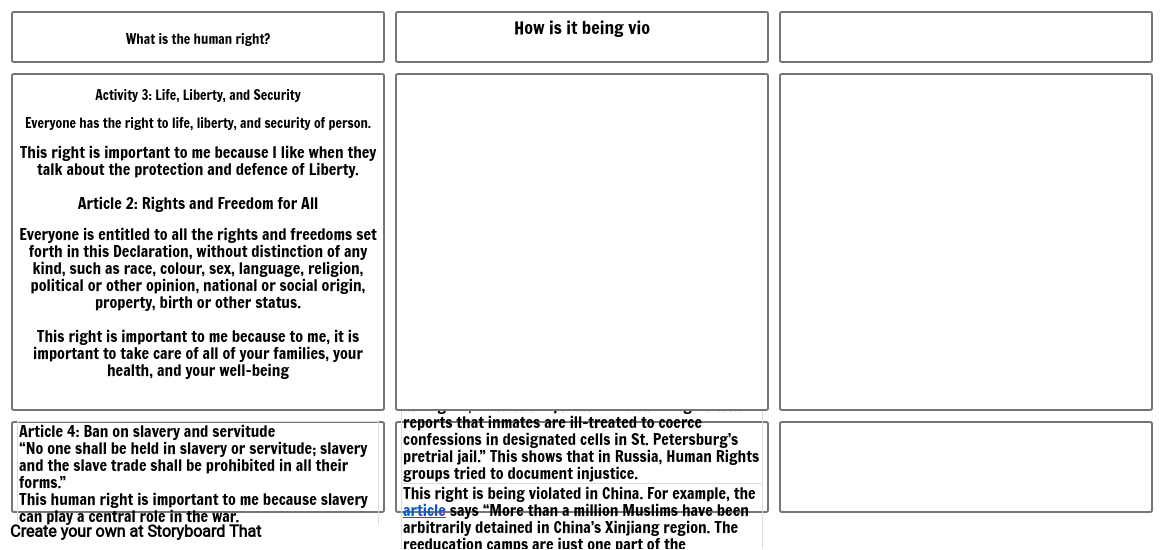 Storyboard project. Storyboard by 4963917d