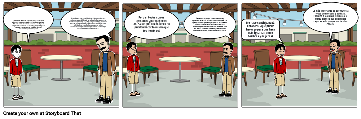 IGUALDAD DE GÉNERO Storyboard by 49657494