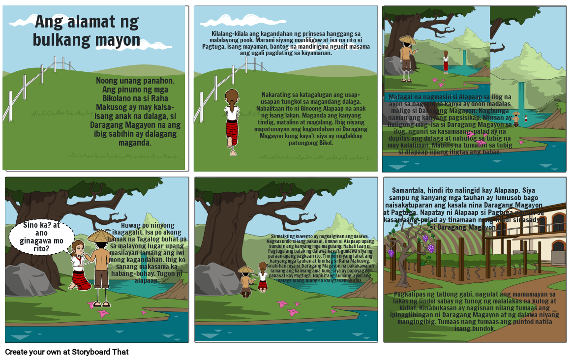 BULKAN MAYON Storyboard por 49d9ba31