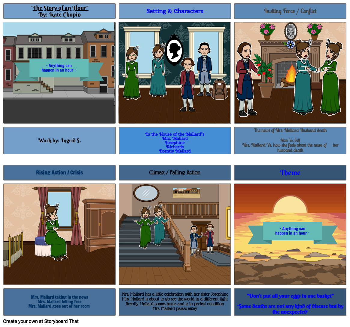 Story Of The Hour Storyboard By 4a9def8a