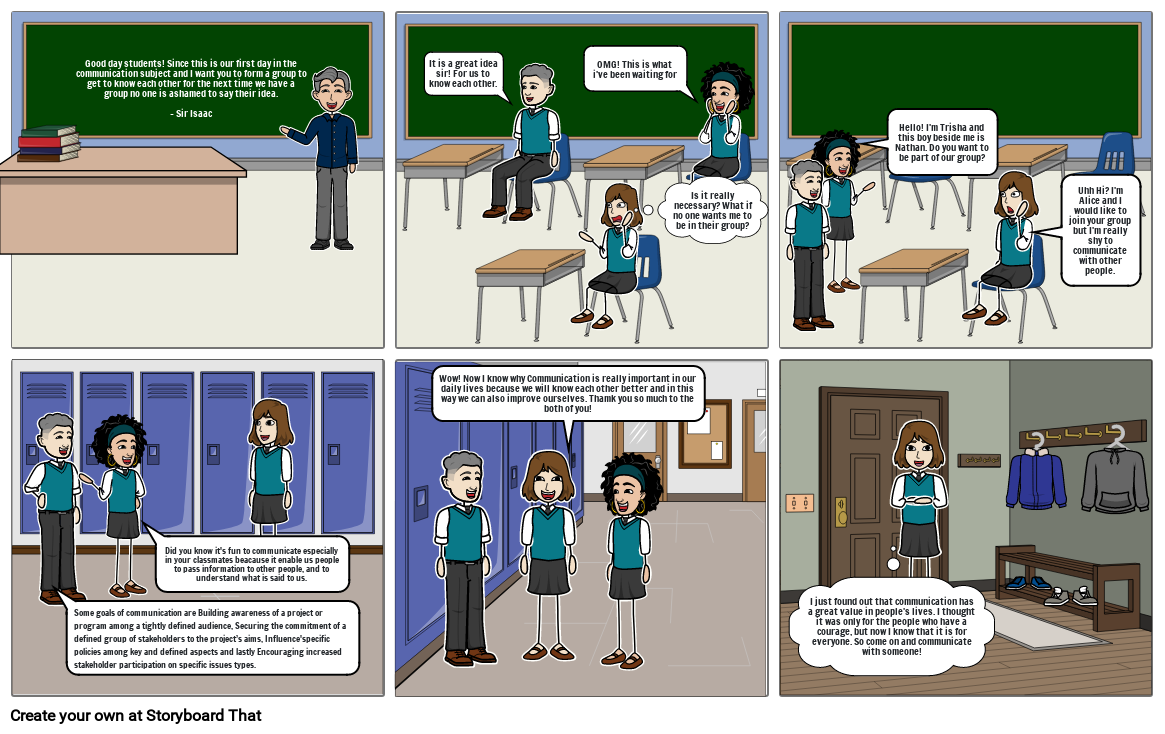 COMMUNICATION Storyboard by 4ad1858f