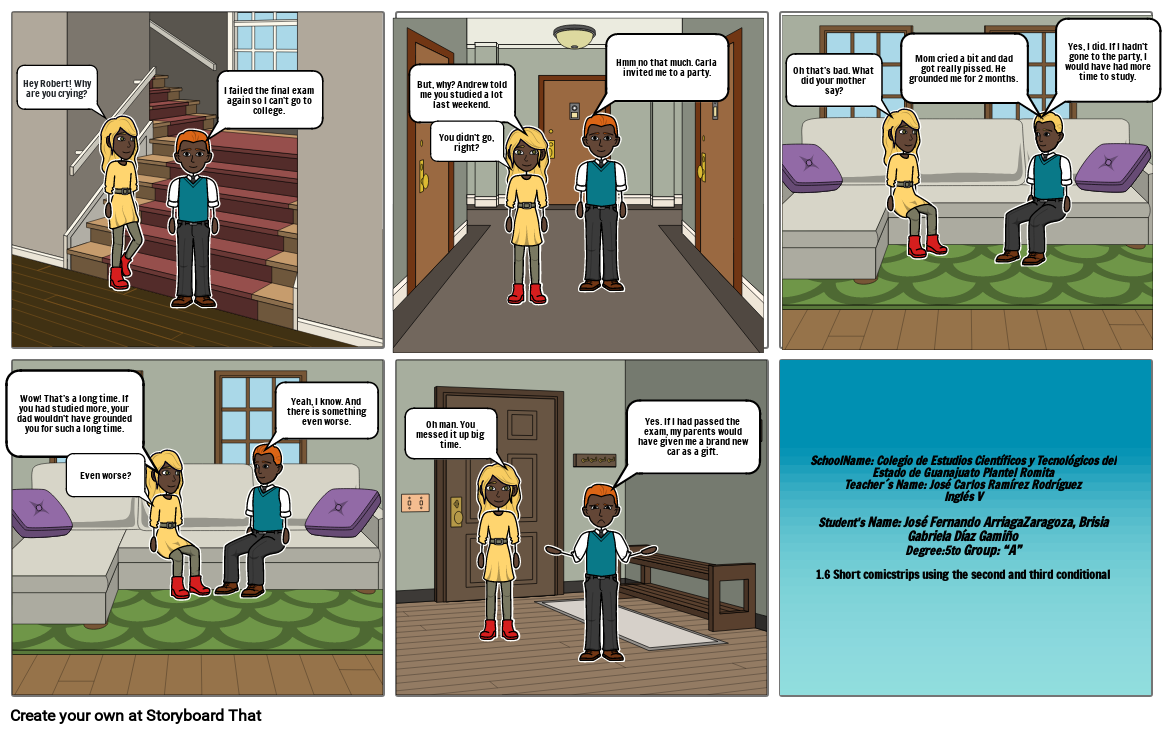 comic strip Storyboard by 4b01eaff