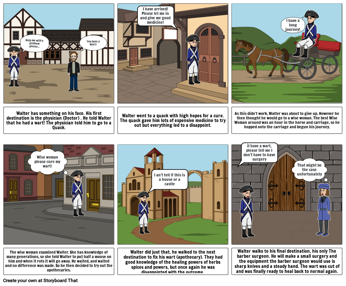 Mediaevel Town Storyboard Por 4b3dd023