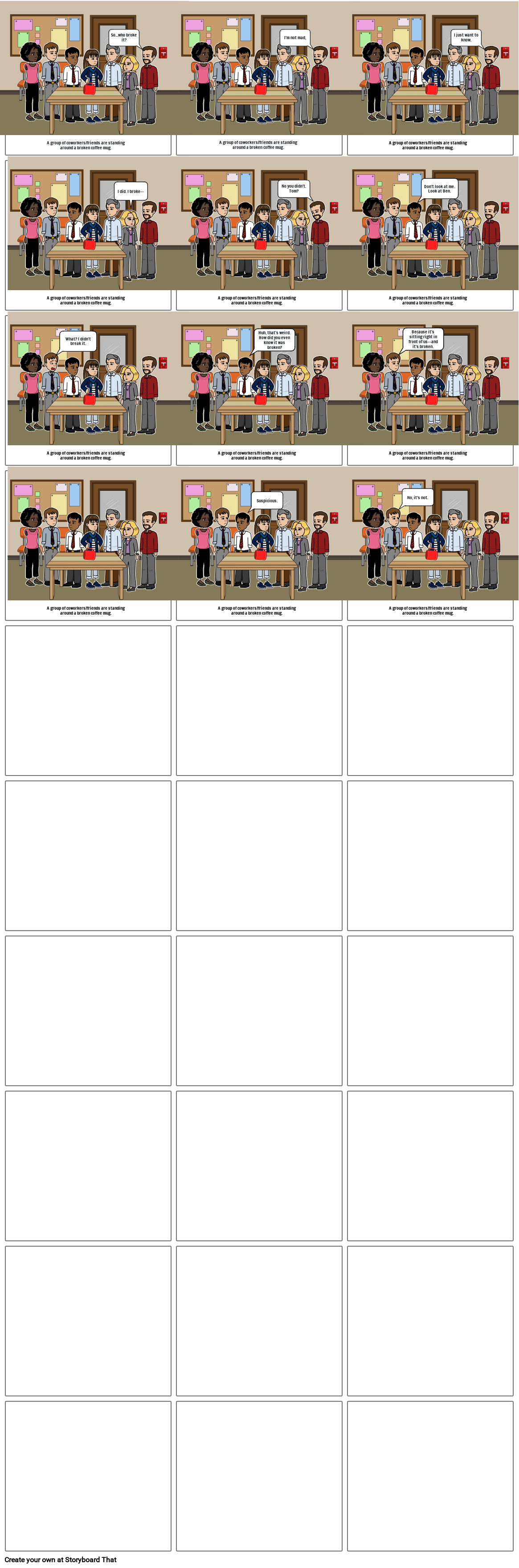 Storyboarding Project Storyboard por 4b6ba950