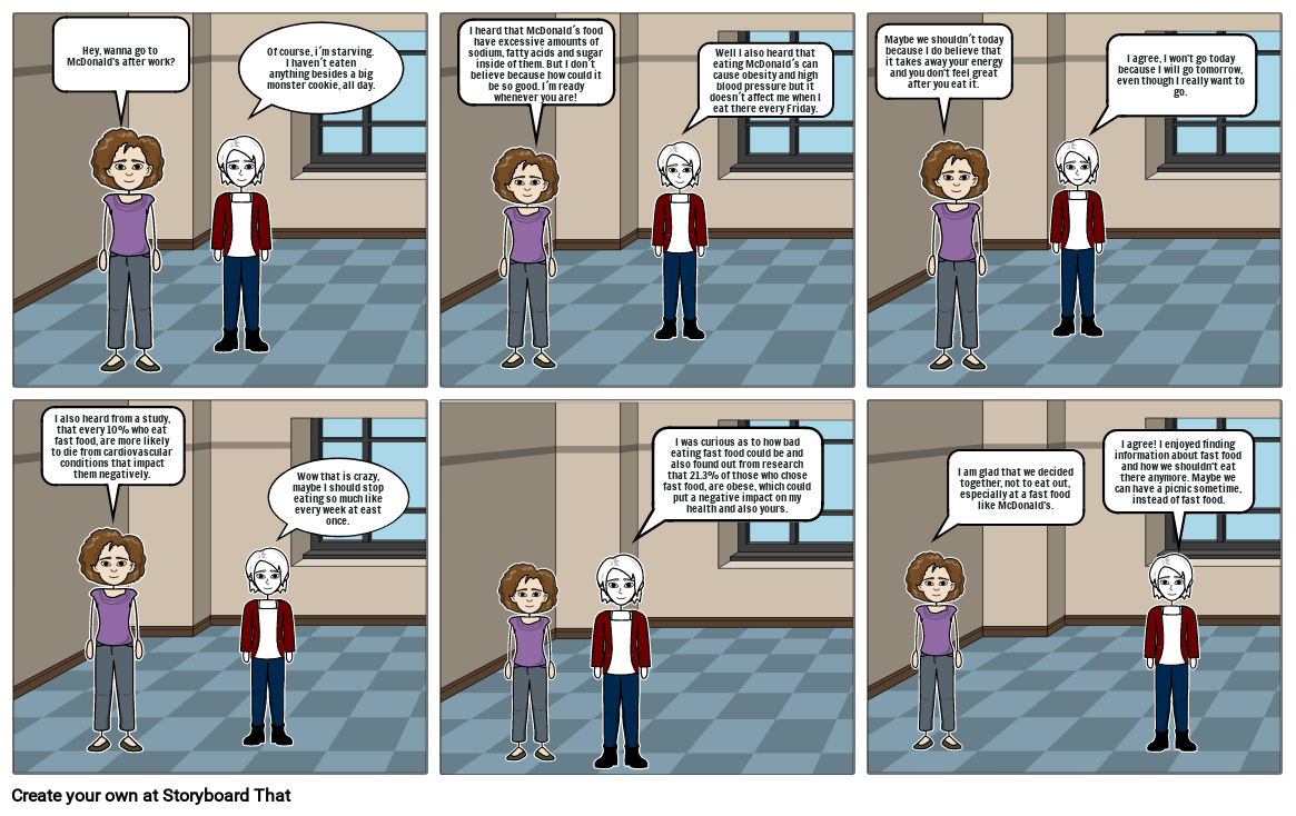 Health Comic Strip Storyboard par 4be17188