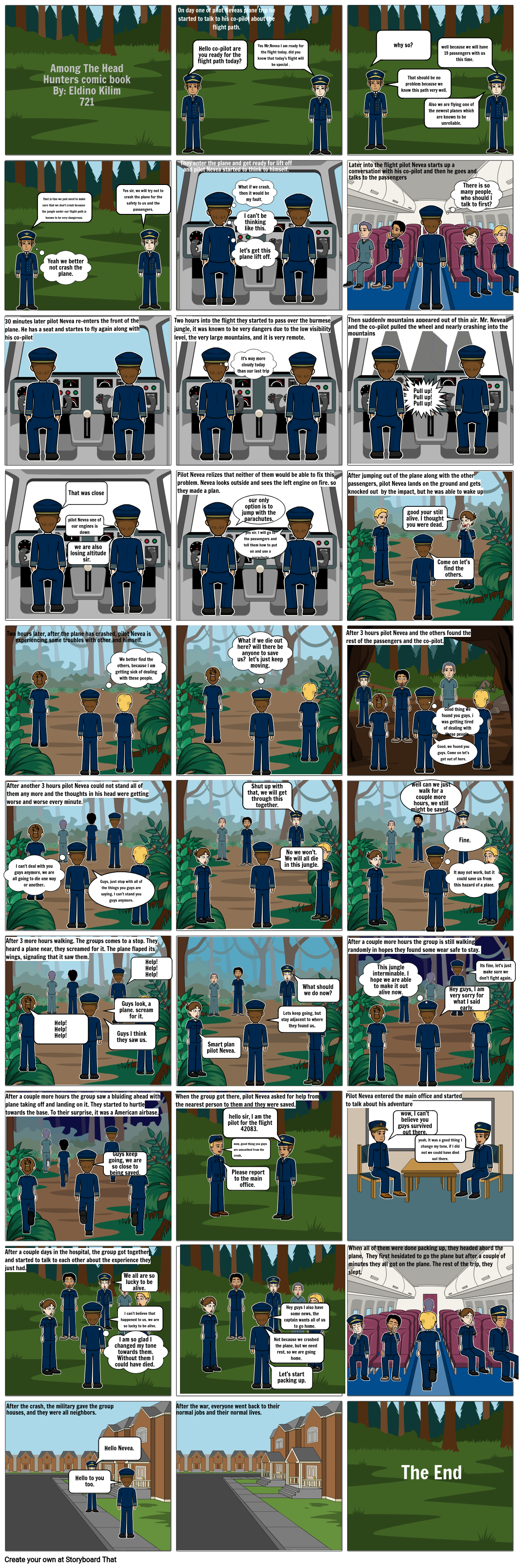 comic book project part 1 Storyboard by 4c1409ae