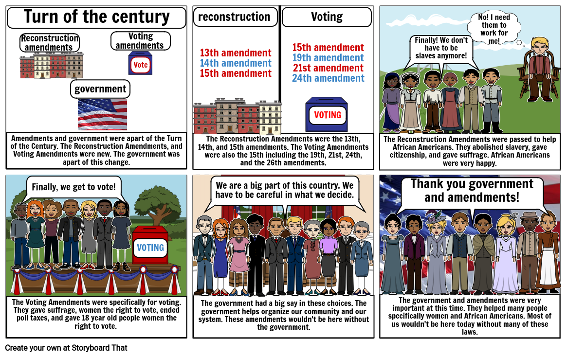 Government and Amendments in Turn of the Century By: Jaelyn, Andy, and ...
