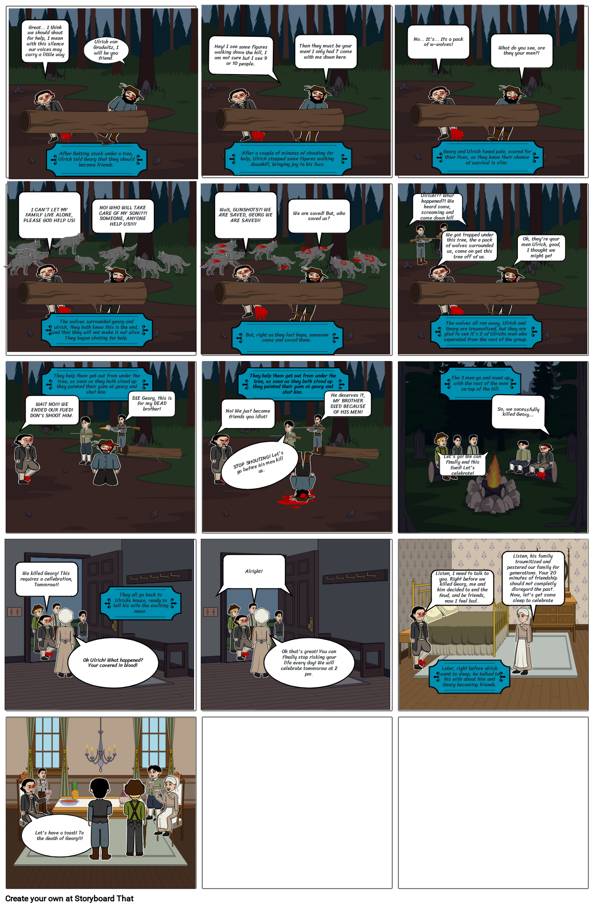 The Interlopers alternate ending 1 Storyboard by 4c36502f