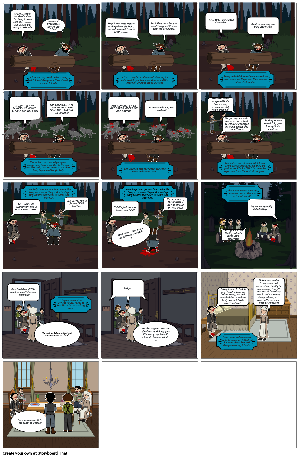 The Interlopers alternate ending 1 Storyboard by 4c36502f