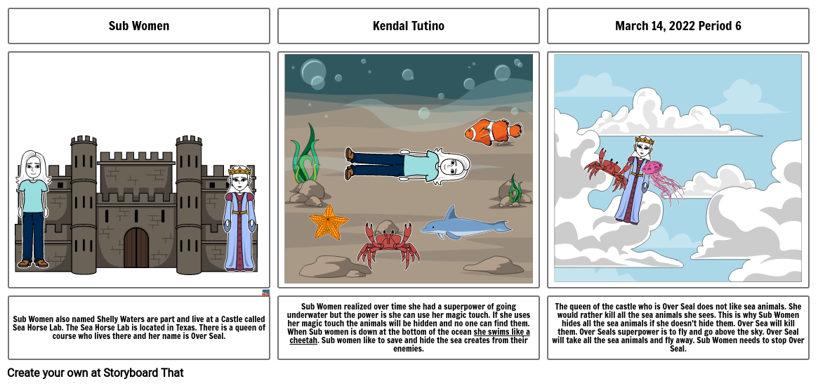 Sub Women Storyboard af 4c876cc2