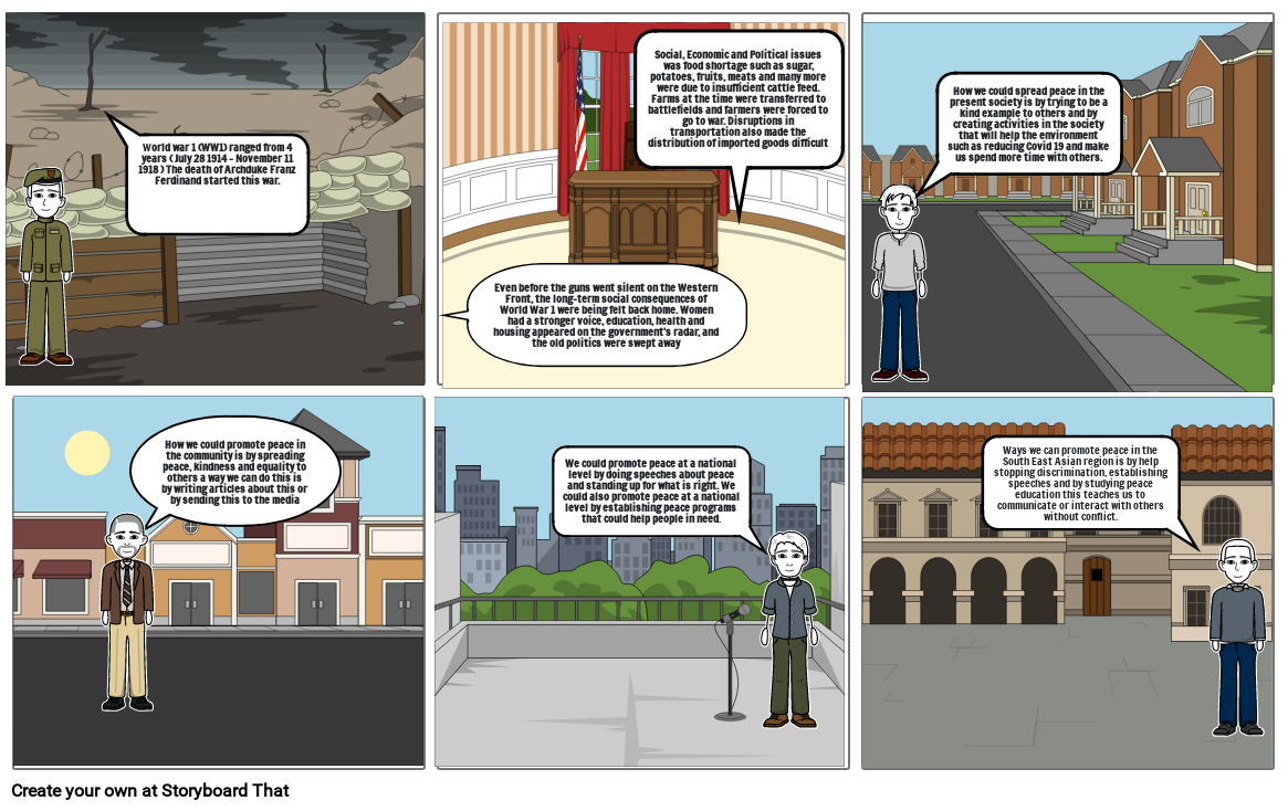 Group 1 Storyboard, World History Storyboard por 4c884b7a