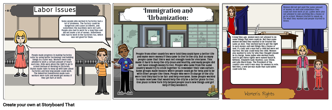 Progressive Era Storyboard by 4cafe4db