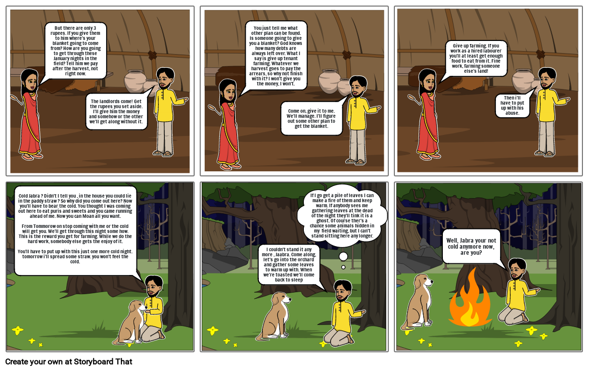 January Night Storyboard by 4cffdb57