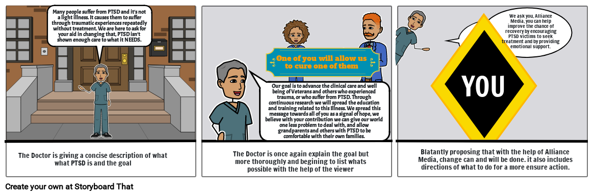 PSA Storyboard Storyboard by 4d0a53b7