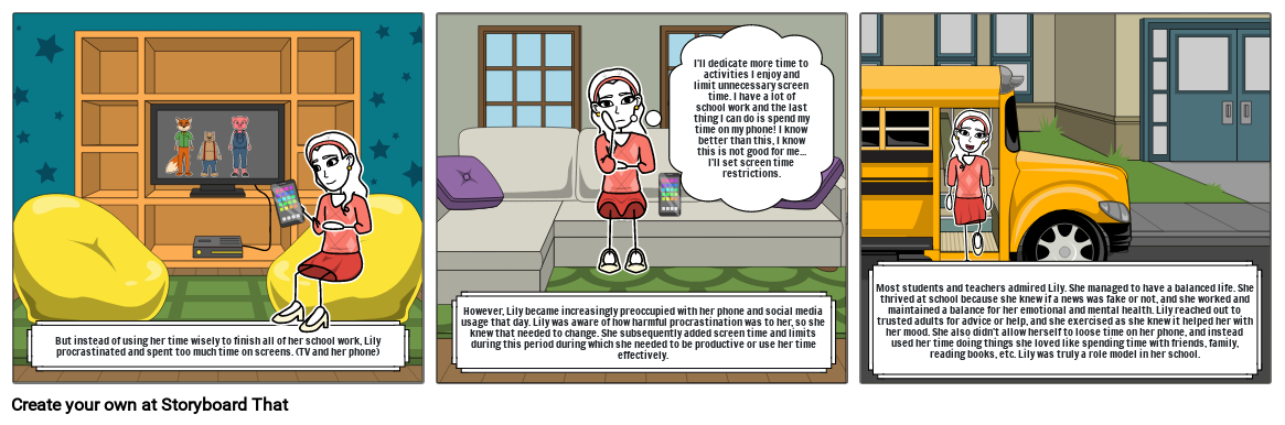 Health comic Storyboard por 4d50b311