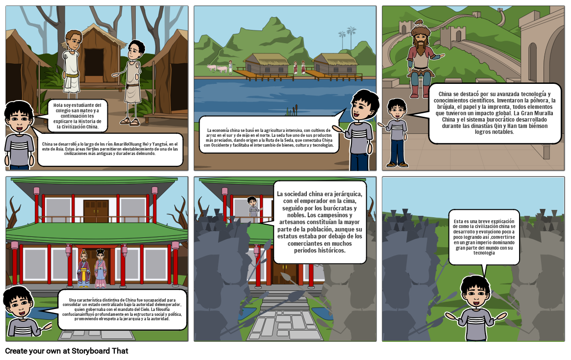 CIVILIZACIÓN CHINA Storyboard por 4d9a295c