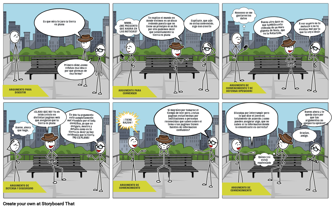 ¿LA TIERRA ES PLANA ? Storyboard by 4dd9444b