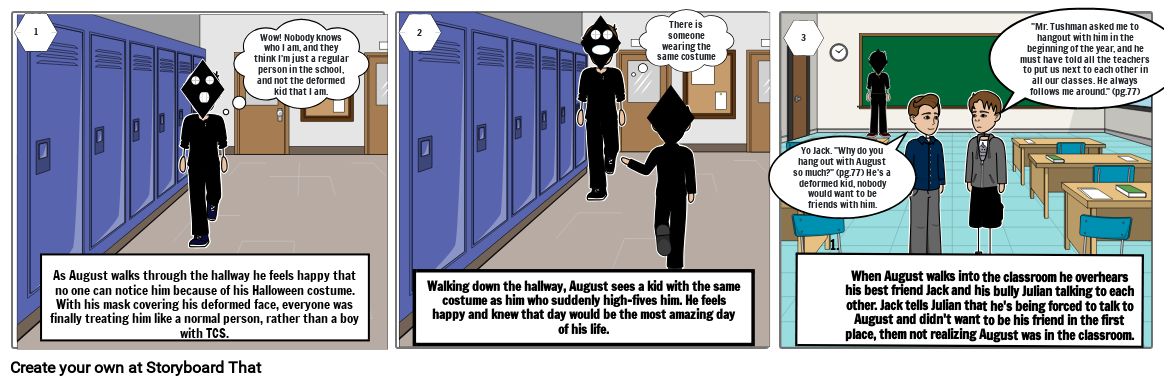 English Strip Board Project Storyboard by 4de1e492