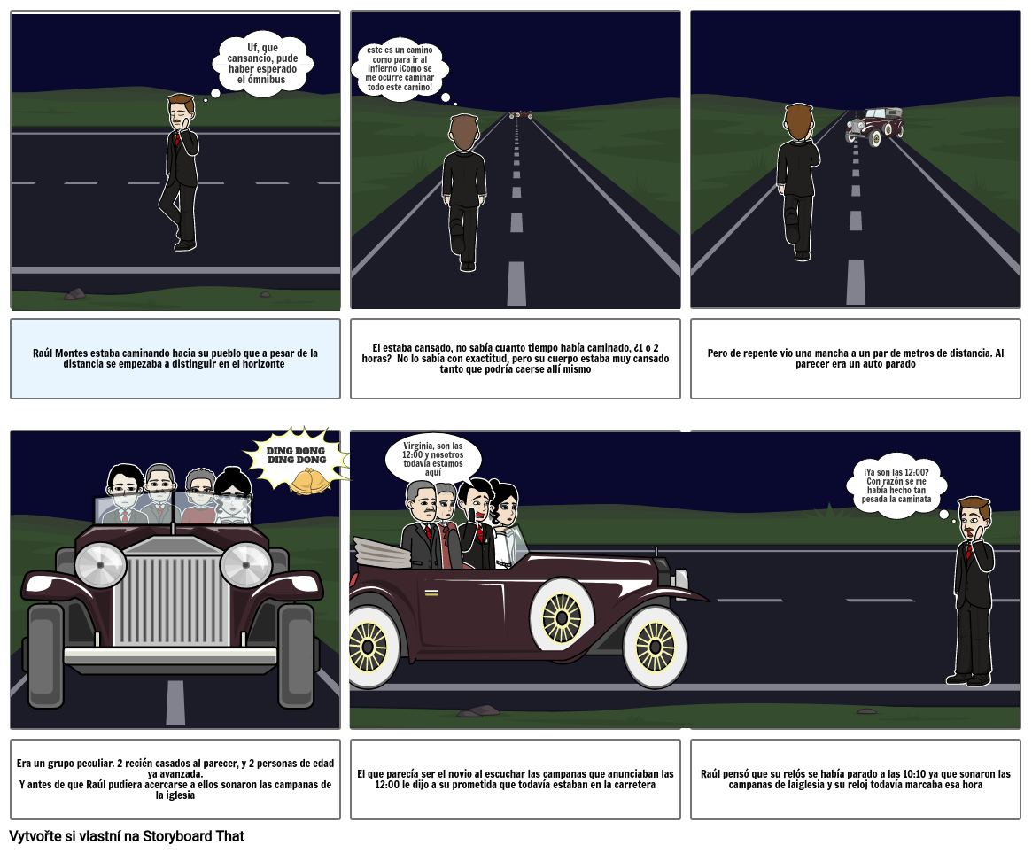 El Automóvil Storyboard by 4e2c0579