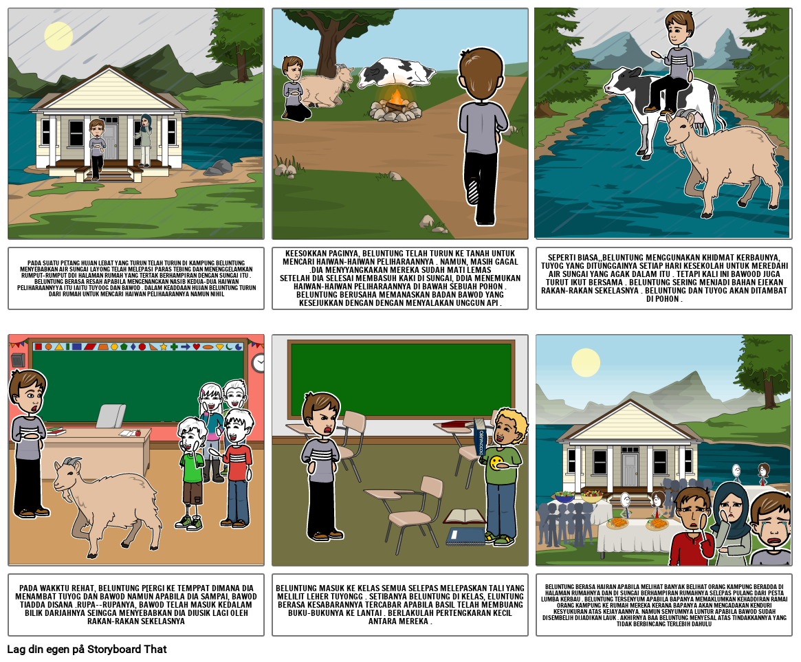 Cerpen Bawod Storyboard por 4f4f50d6