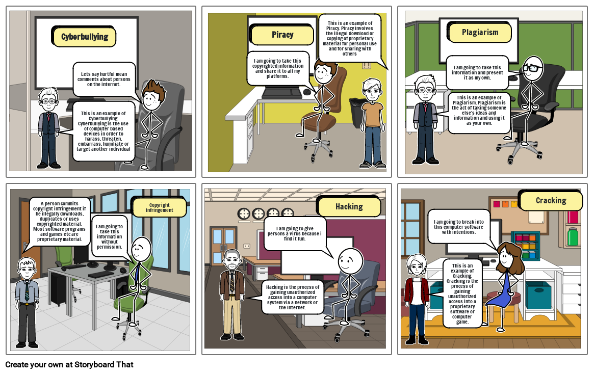 Computer Crimes Part 1 Storyboard por 4f62c68f