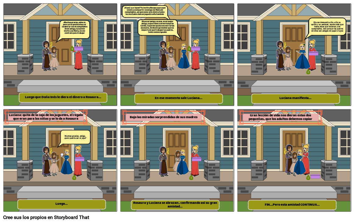 LA FIESTA AJENA Storyboard by 4f6fcaa4