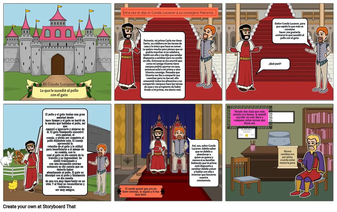 Cómic Lucía y Manuela Storyboard by 4f706611