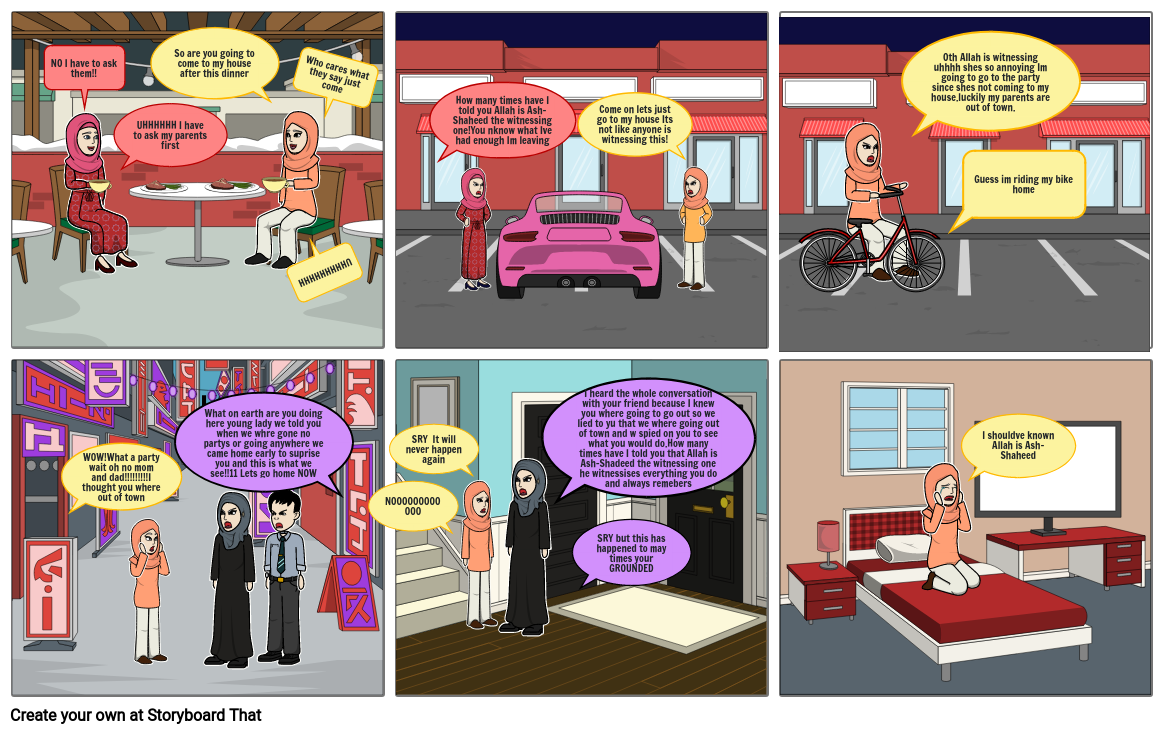 Remember Allah Storyboard by 4f77bdf8