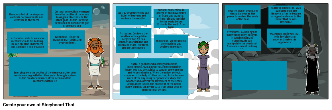 World Mythology U8A2 Storyboard by 50072e2b